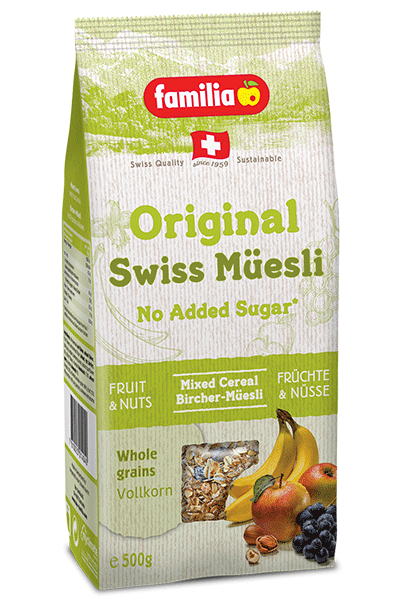 Familia Original Swiss Muesli No Added Sugar - charlielucianong.com
